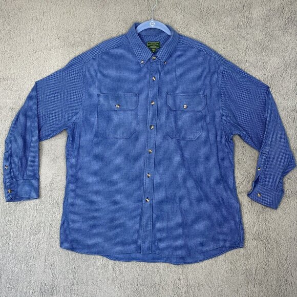 Filson | Shirts | Cc Filson Co Seattle Mens Xl 256 Blue Plaid Geo ...